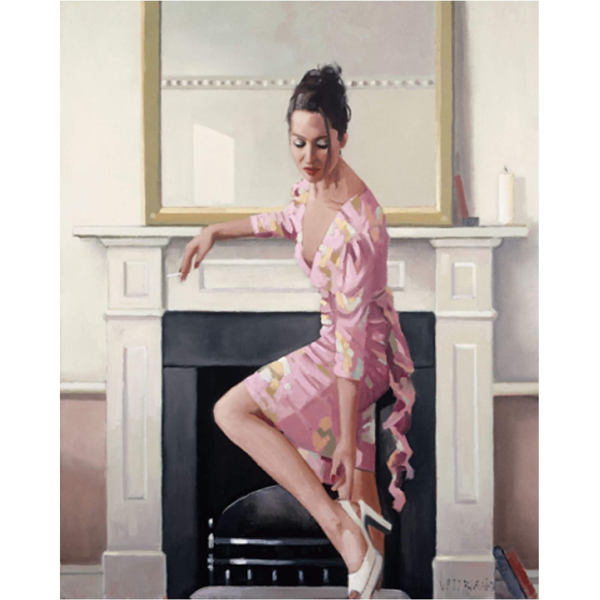 Model in Westwood - Limited Edition Print - Jack Vettriano - Simply ...